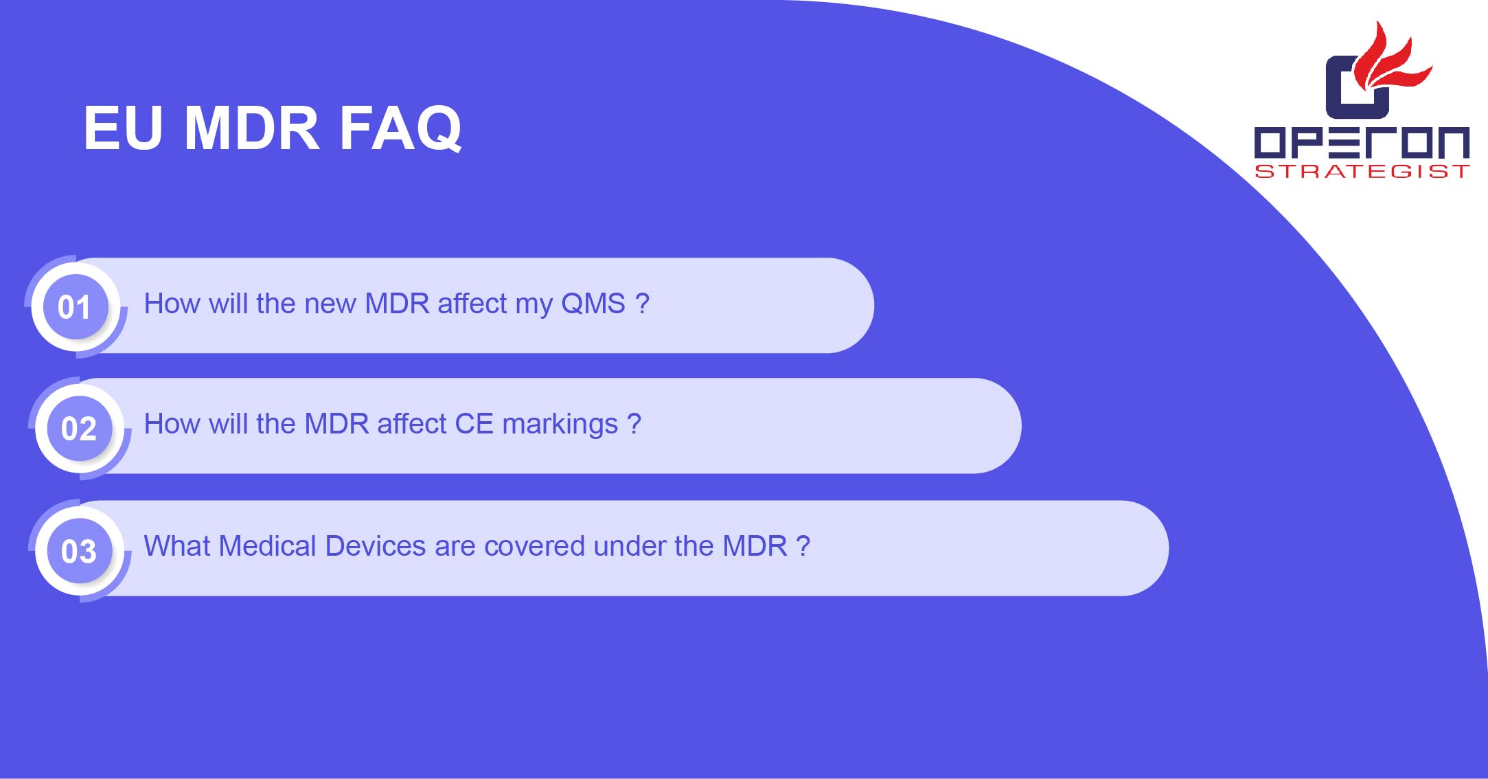 (EU MDR) Medical Device Regulation FAQ | Operon Strategist