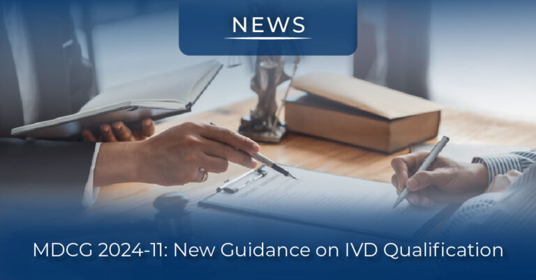 MDCG 2024-11: New Guidance on IVD Qualification | Operon Strategist